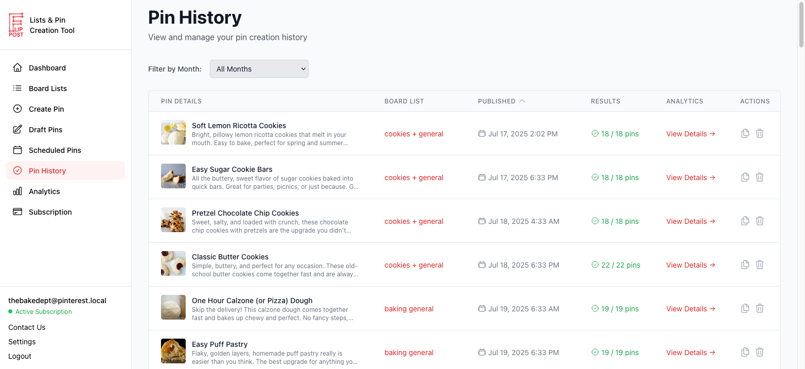 Flip Post - Pinterest Pin Creation Tool